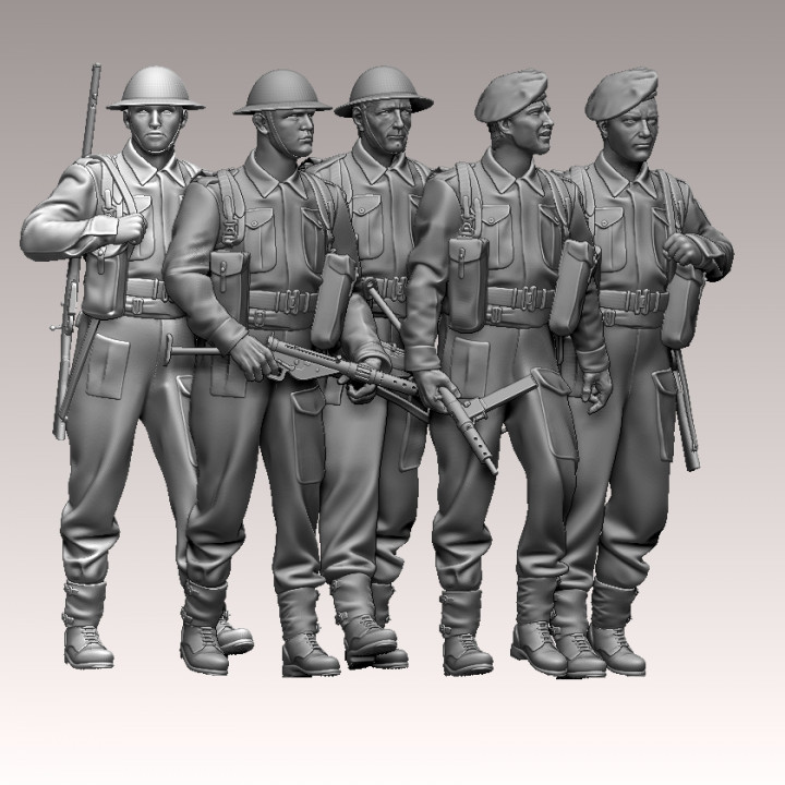 3D Printable british soldier ww2 by Tishchenkov Dmitrii