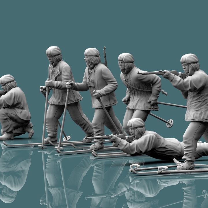 3D Printable russian soldiers by 3Dimontis