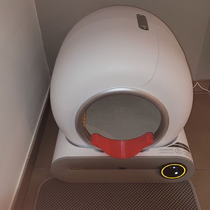 3D Printable Automatic cat litter box ( Famree, Petlux ) by Tom Janssens