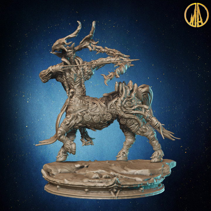 3D Printable Centaur - 4 poses - The Whispering Forest by Monolith Arts