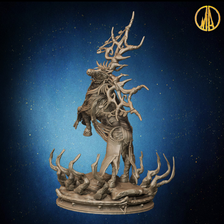 3D Printable Druid Stag Form - 3 poses - The Whispering Forest by ...