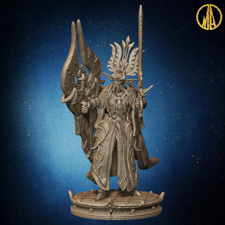 3D Printable Wood Elf Female - 6 poses - The Whispering Forest by ...