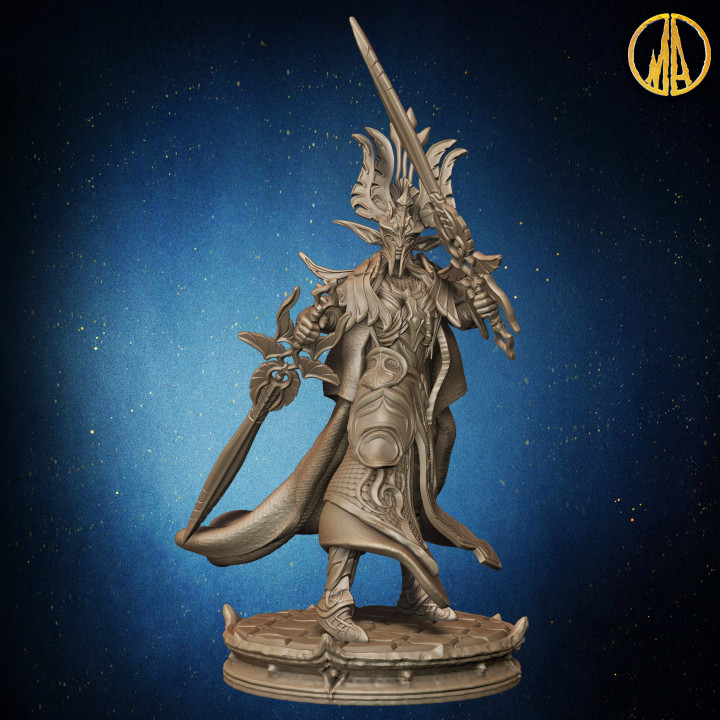 3D Printable Wood Elf Female - 6 poses - The Whispering Forest by ...