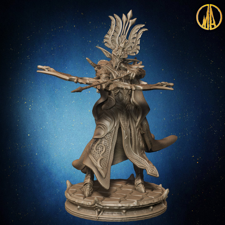 3D Printable Wood Elf Female - 6 poses - The Whispering Forest by ...