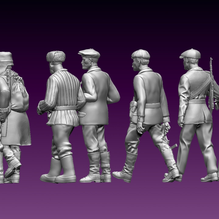 3D Printable partisans by 3Dimontis