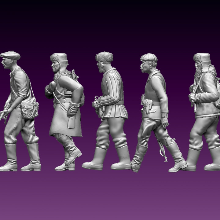 3D Printable partisans by 3Dimontis