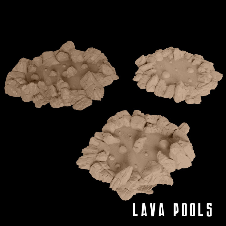 3D Printable Magma Pools by Karl Perrotton