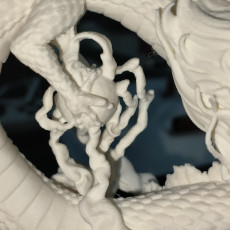 3D Printable Azure Cloud Wyrm by Jukka Seppänen