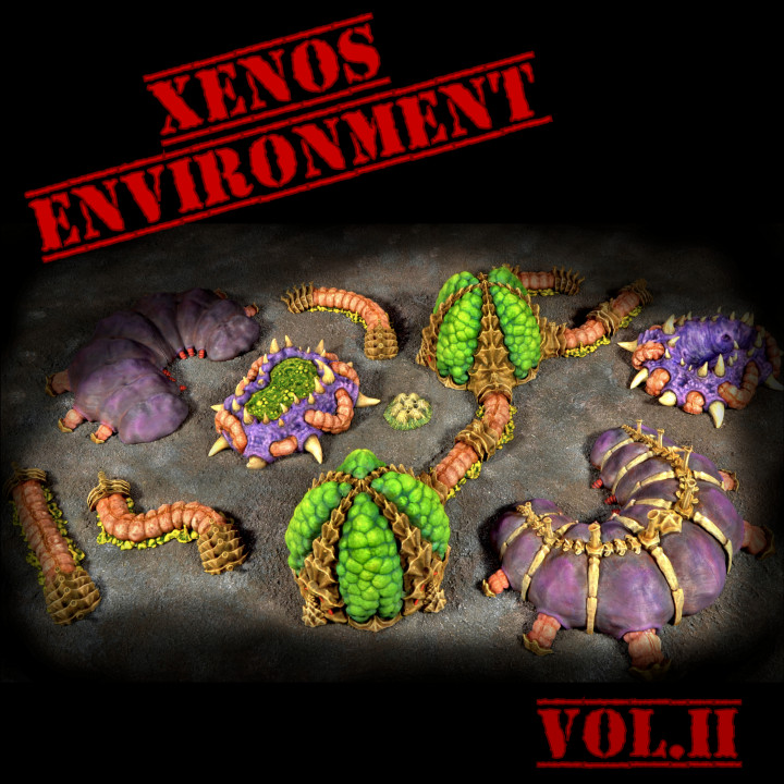 3D Printable Xenos Environment - Vol II by Dani Amengual