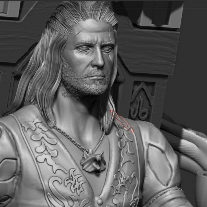 3D Printable 3D THE WITCHER DLC BLOOD AND WINE by Cleiton Guedes