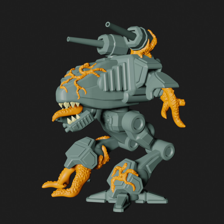 3D Printable Infected / Zombie Mecha by Donya Quick