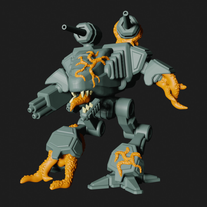 3D Printable Infected / Zombie Mecha by Donya Quick