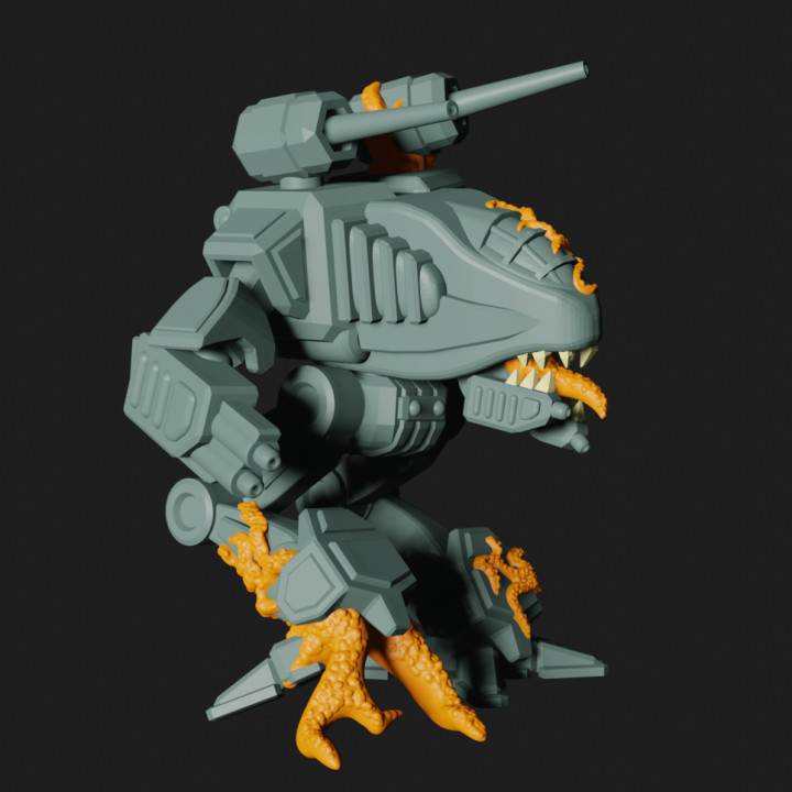 3D Printable Infected / Zombie Mecha by Donya Quick