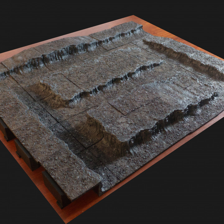 3D Printable 3D Printable Terrain Value Pack | 6" x 6" Tiles | STL ...
