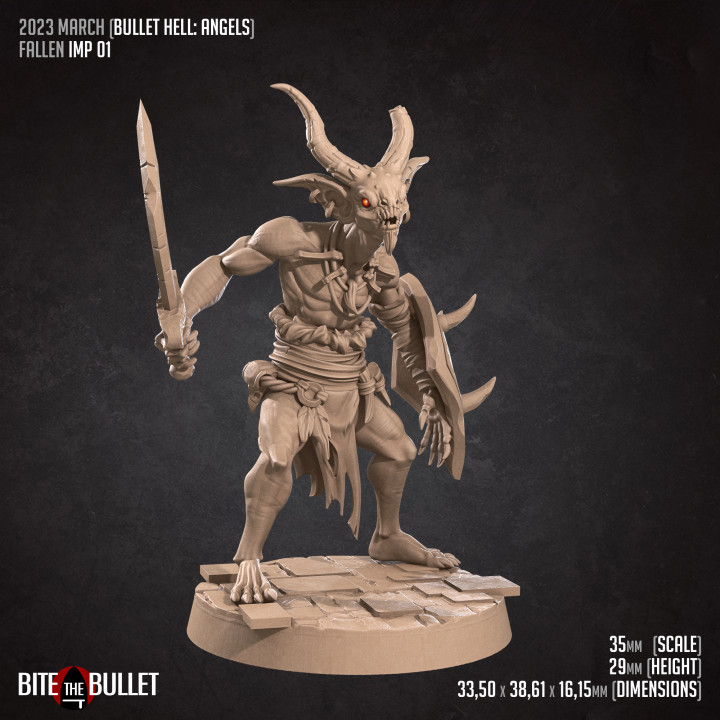 3D Printable The Fallen (7 Models) by Bite the Bullet