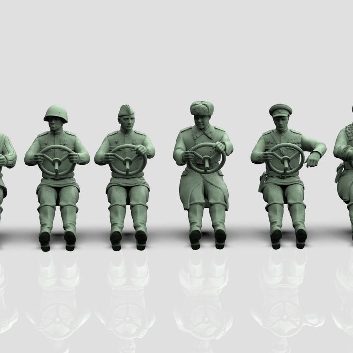 3D Printable russian drivers soldier by Dmitry Tishchenkov