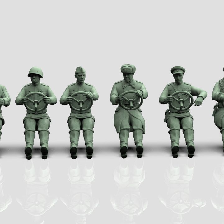 3D Printable russian drivers soldier by 3Dimontis