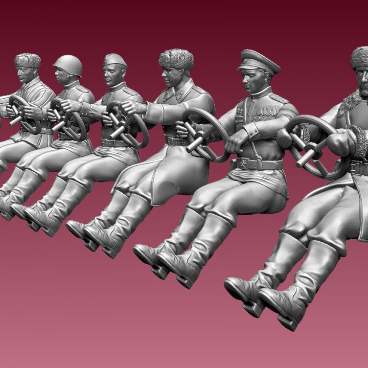 3D Printable russian drivers soldier by Dmitry Tishchenkov