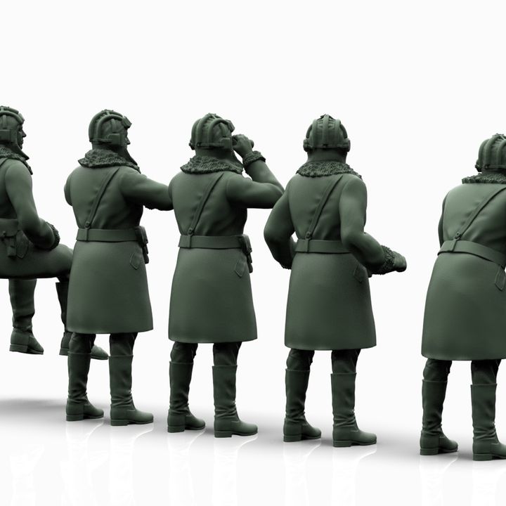 3D Printable russian tank crew by Dmitry Tishchenkov