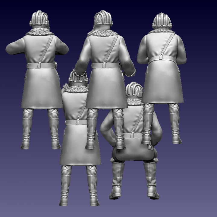 3D Printable russian tank crew by Dmitry Tishchenkov