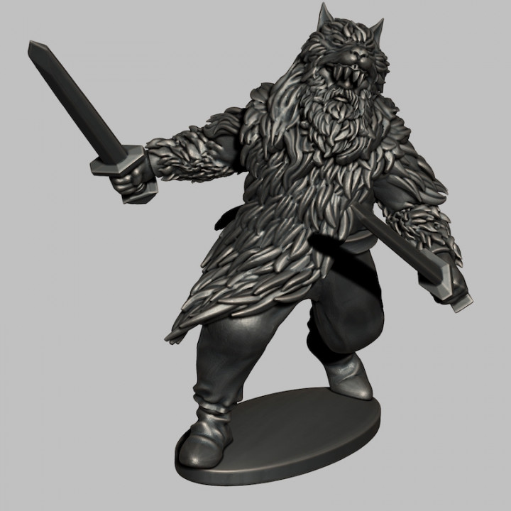 3D Printable Ulfhednar Viking Berserkers by Wargames Atlantic