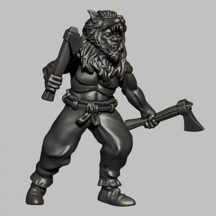 3D Printable Ulfhednar Viking Berserkers by Wargames Atlantic