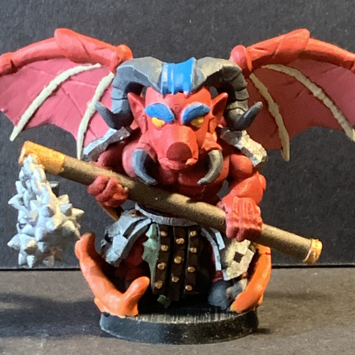 3D Printable Hell Brute by Chunky Warrior Miniatures