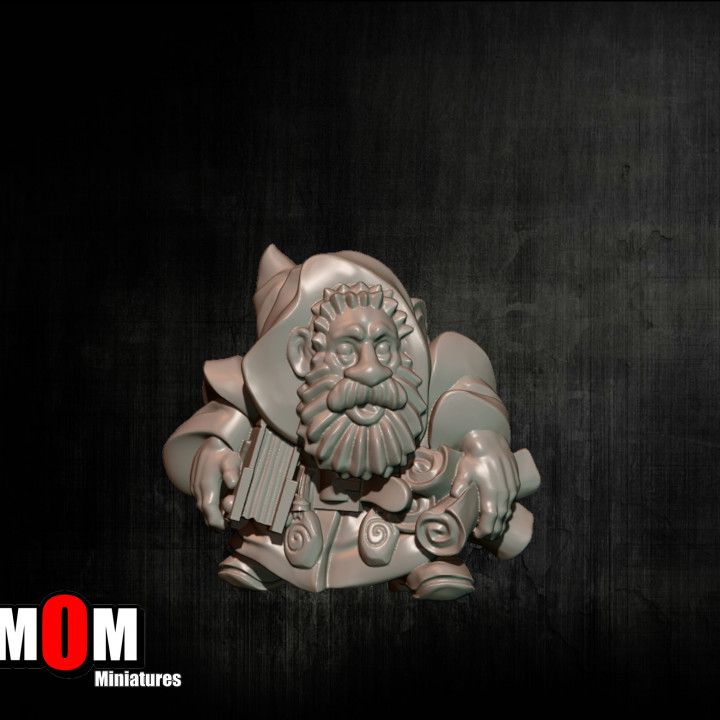 3D Printable Wizard and apprentice Dwarf by MOMminiatures
