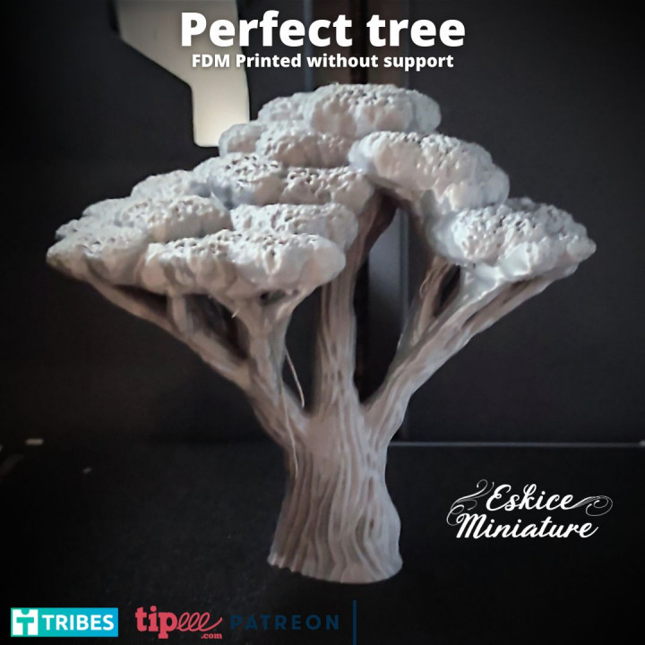 3D Printable Big Tree NO SUPPORTS - 28mm or other by Eskice Miniature ...