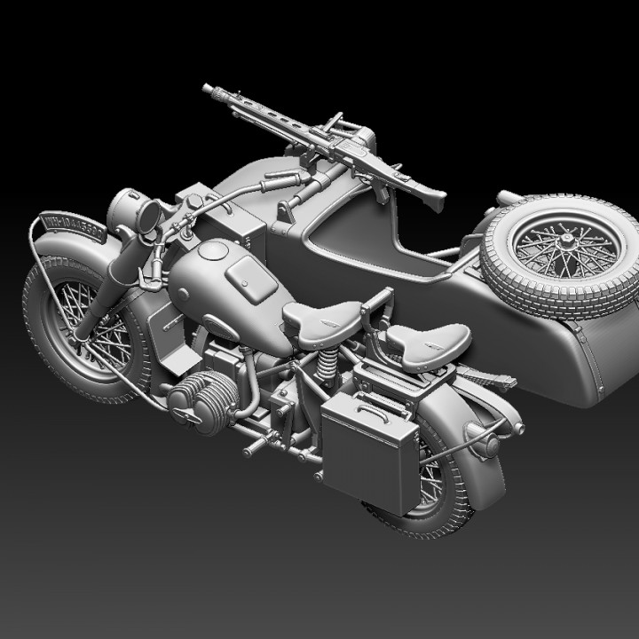 3D Printable moto r75 bmw by Dmitry Tishchenkov
