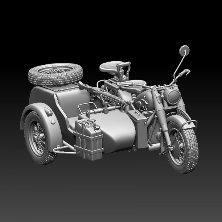 3D Printable moto r75 bmw by Dmitry Tishchenkov