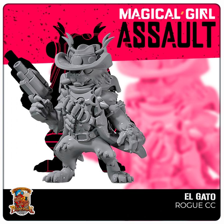 3D Printable EL GATO by Marchen Atelier