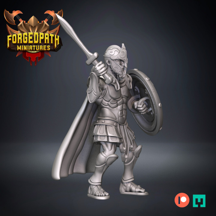 3D Printable Spartan Warriors - Modular by Forged Path Miniatures