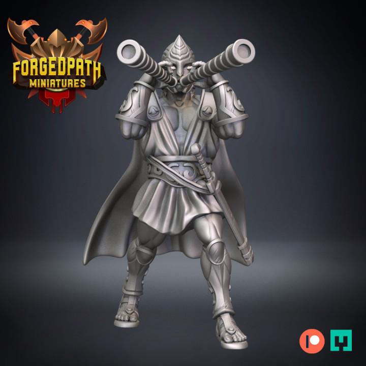 3D Printable Spartan Warriors - Modular by Forged Path Miniatures