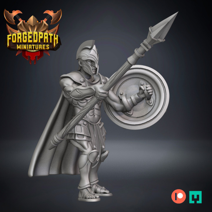 3D Printable Spartan Warriors - Modular by Forged Path Miniatures