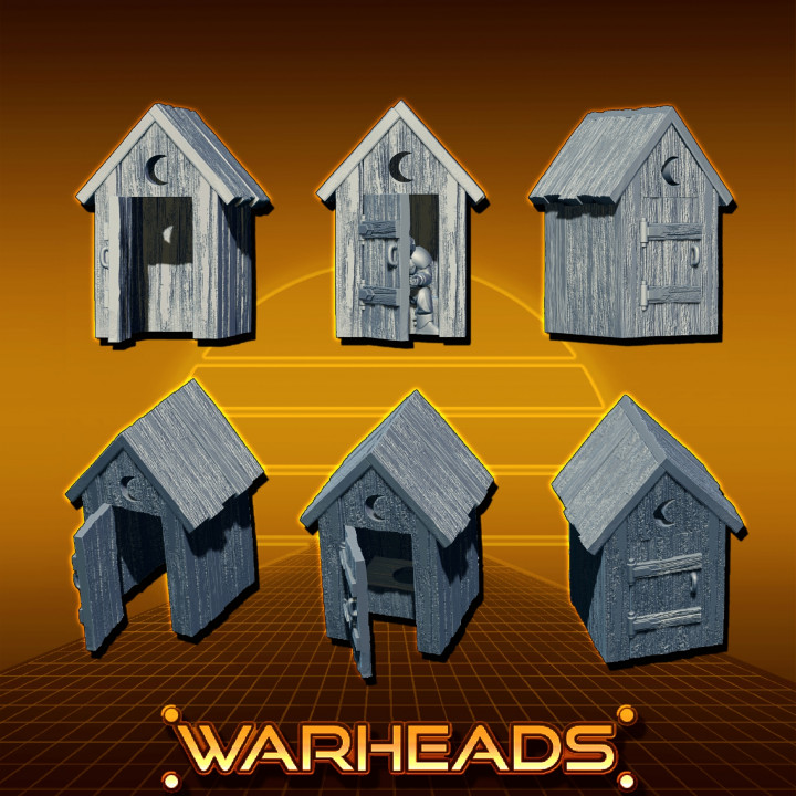 3D Printable Relief House! - Build your own Outhouse! by Orfey