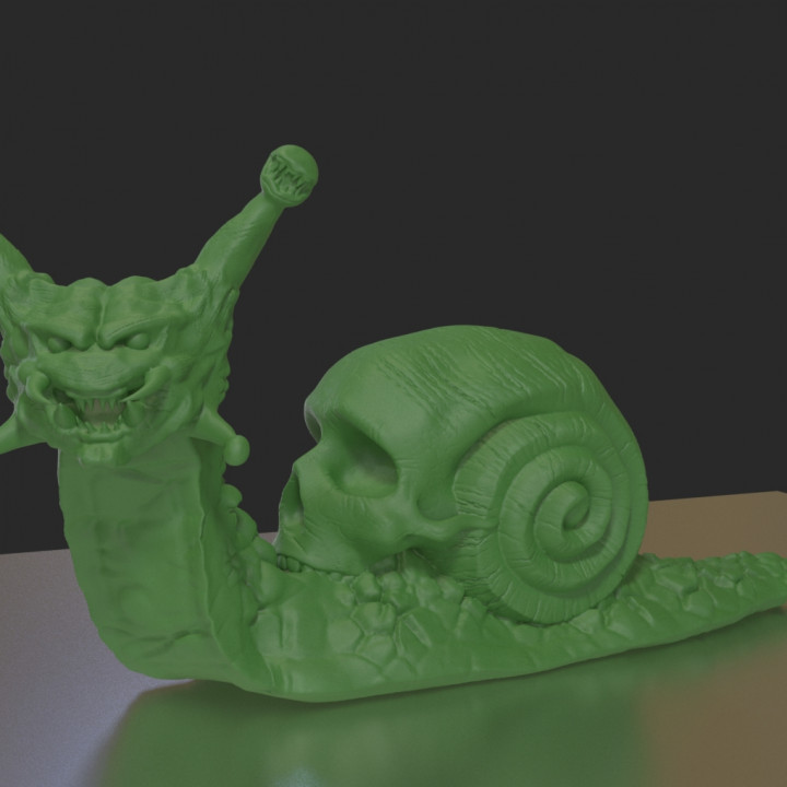 3D Printable Snail - Death Snail by Harry's 3d Sculpting
