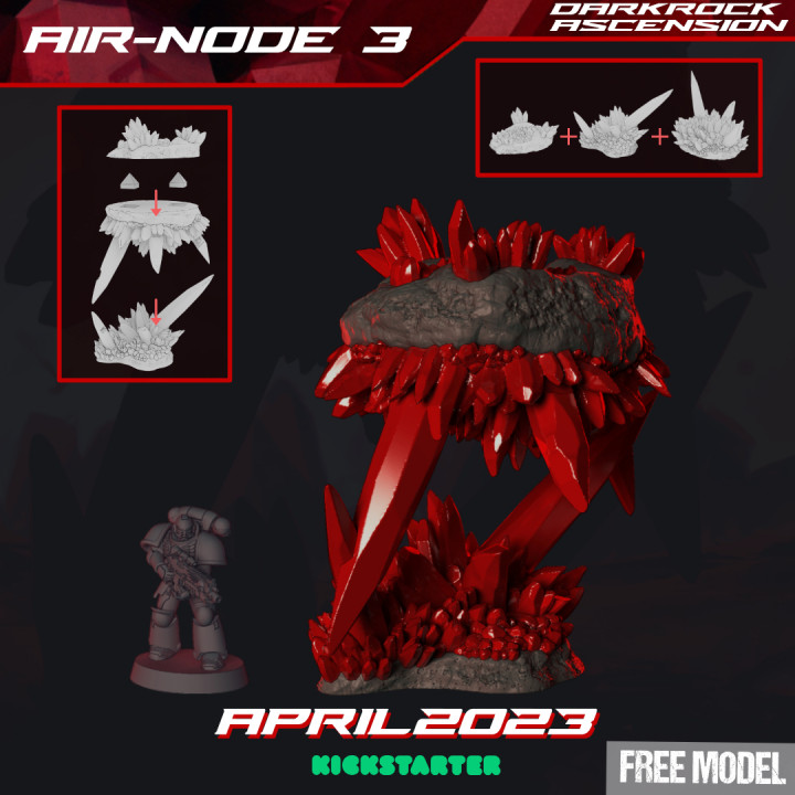 3D Printable Air-node 3 from Darkrock Ascension by Elliot Boyer