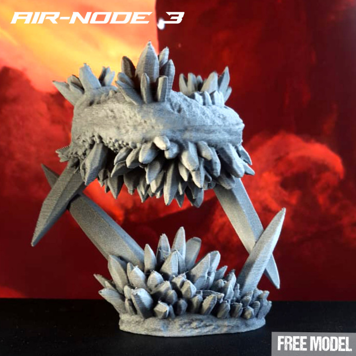 3D Printable Air-node 3 from Darkrock Ascension by Elliot Boyer