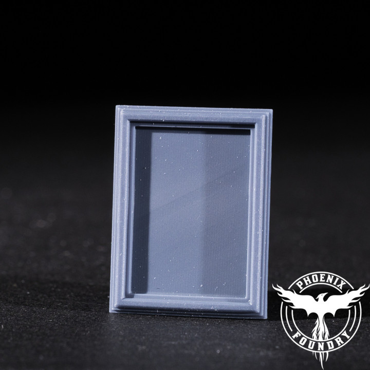 3D Printable Frame or Mirror (Pre-Supported Professionally) by Phoenix ...