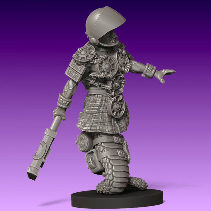 3D Printable Pliss-Kin, Male Mutant Snake Man by Dark-Platypus Studio