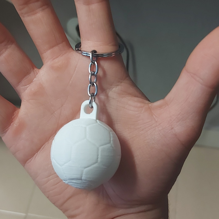 3D Printable Football keychain by Daniel Goshiy