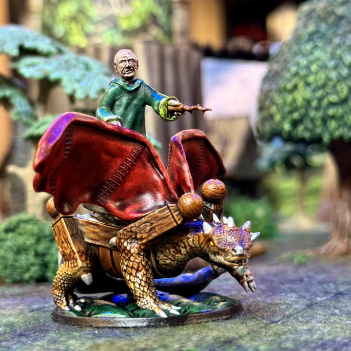 3D Print of Bed Dragon Wyrmling by wwchrism