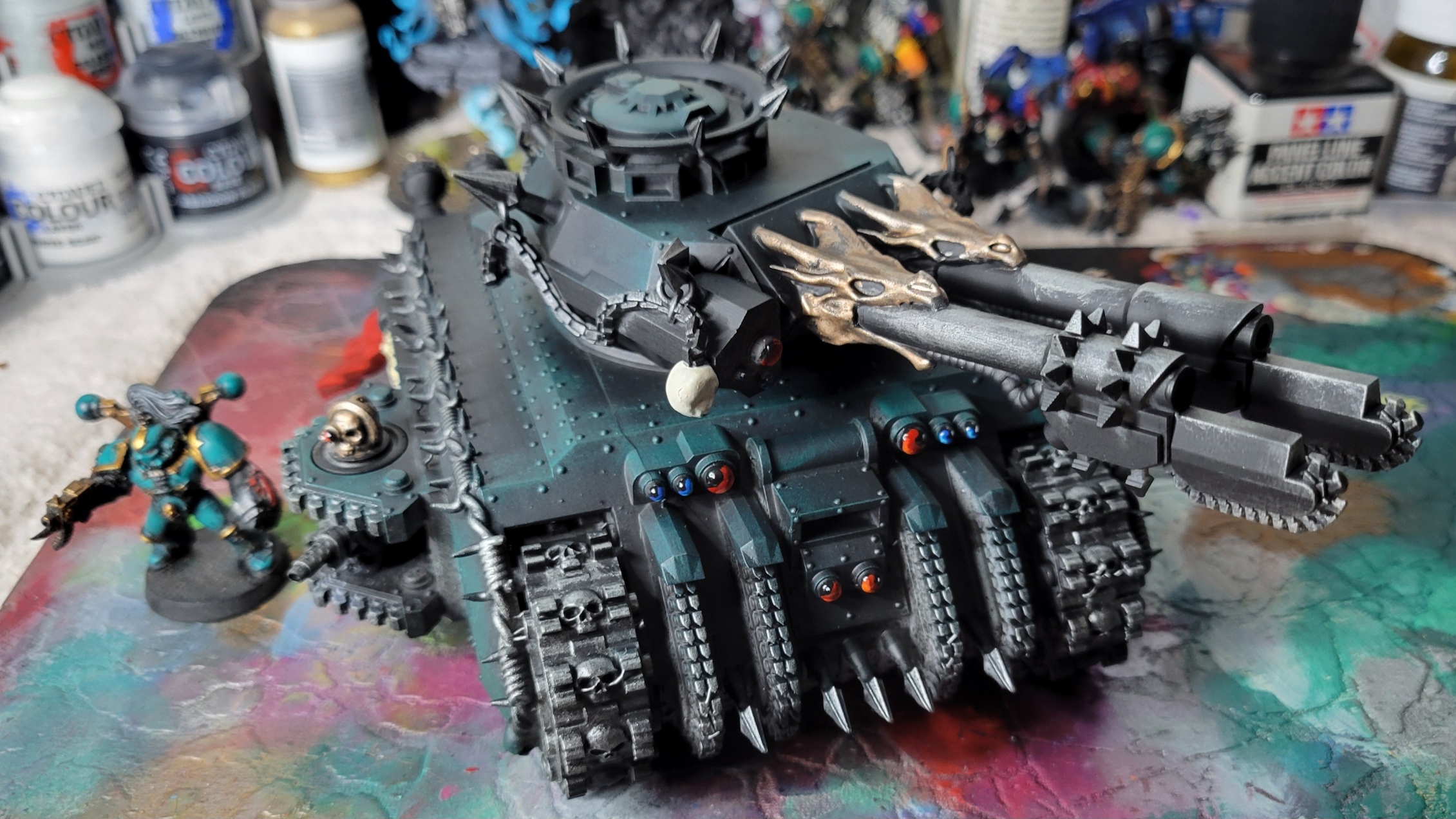 3D Printable Black Metal Legion - Chaotic Predator by Alexander Wolfe