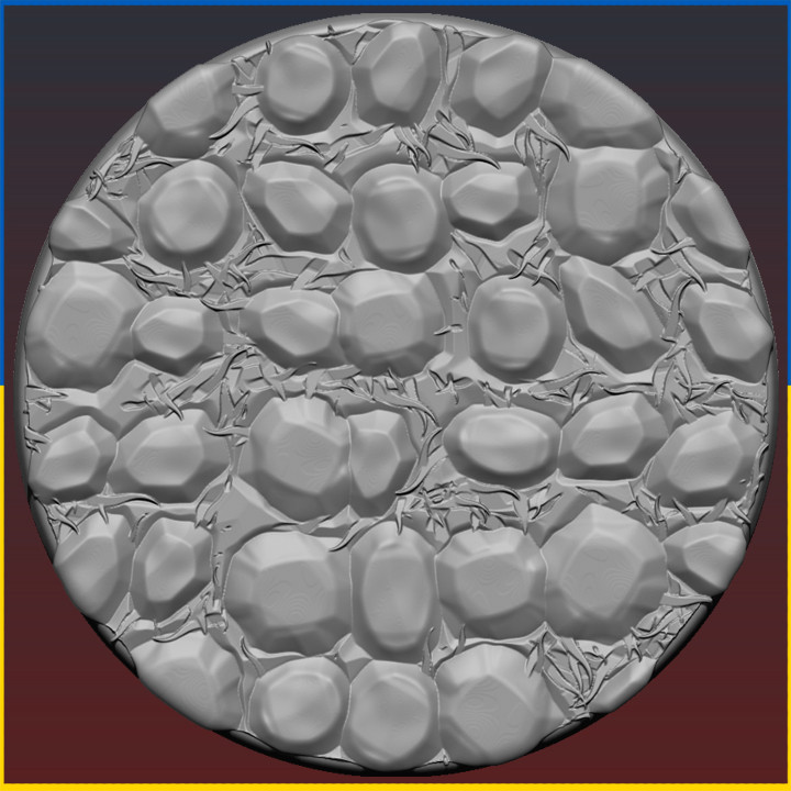 3D Printable Base Grass 132 by bySmiled