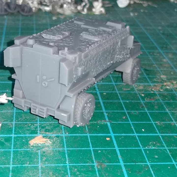 3D Printable Foxhound APC 1/72 20mm wargame model Modern British Army ...