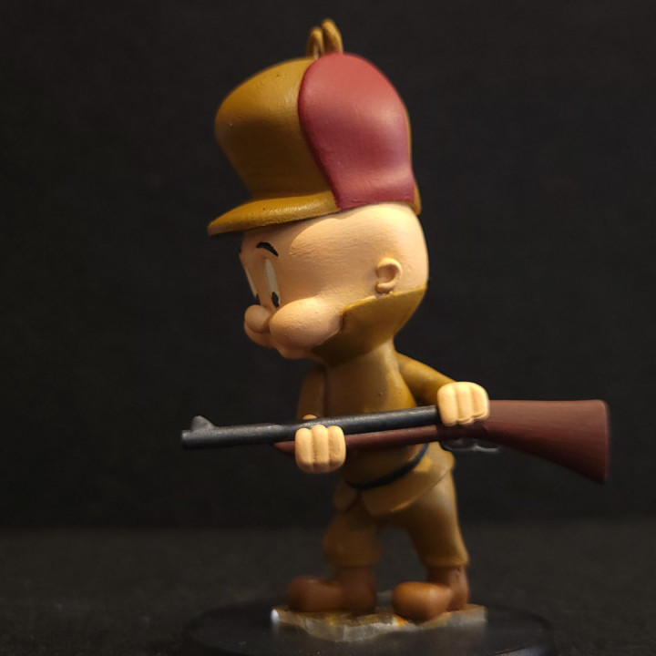 3D Printable Elmer Fudd - Onepiece by Steve Solomon