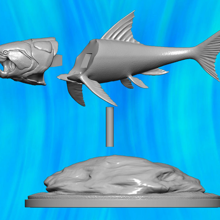 3D Printable Dunkleosteus Terrelli by Arcadia creations