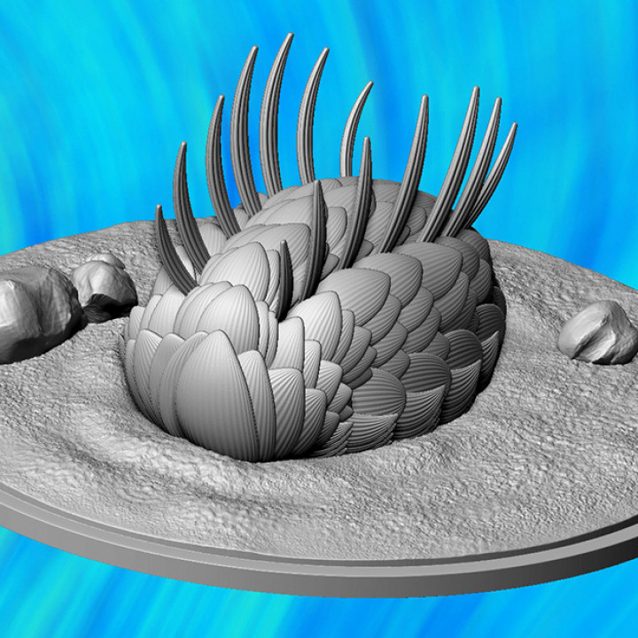 3D Printable Wiwaxia Corrugata by Arcadia creations