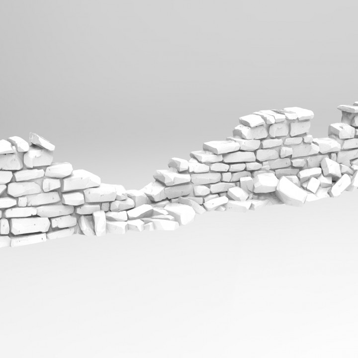 3D Printable Greendale - Garden Walls and Fences by 3Dlayeredscenery